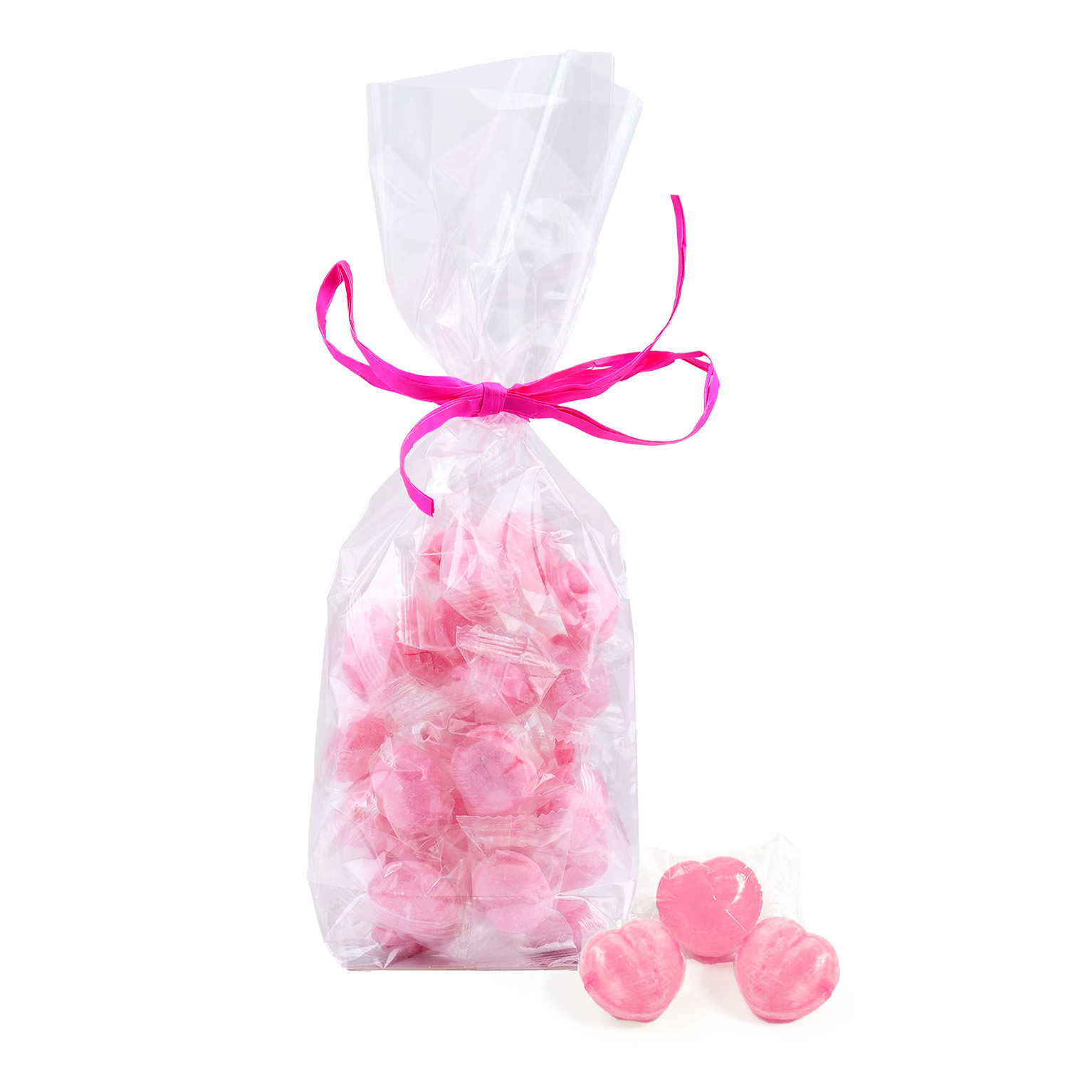 Bonbons coeurs fourrés de poudre à la fraise - Kubli
