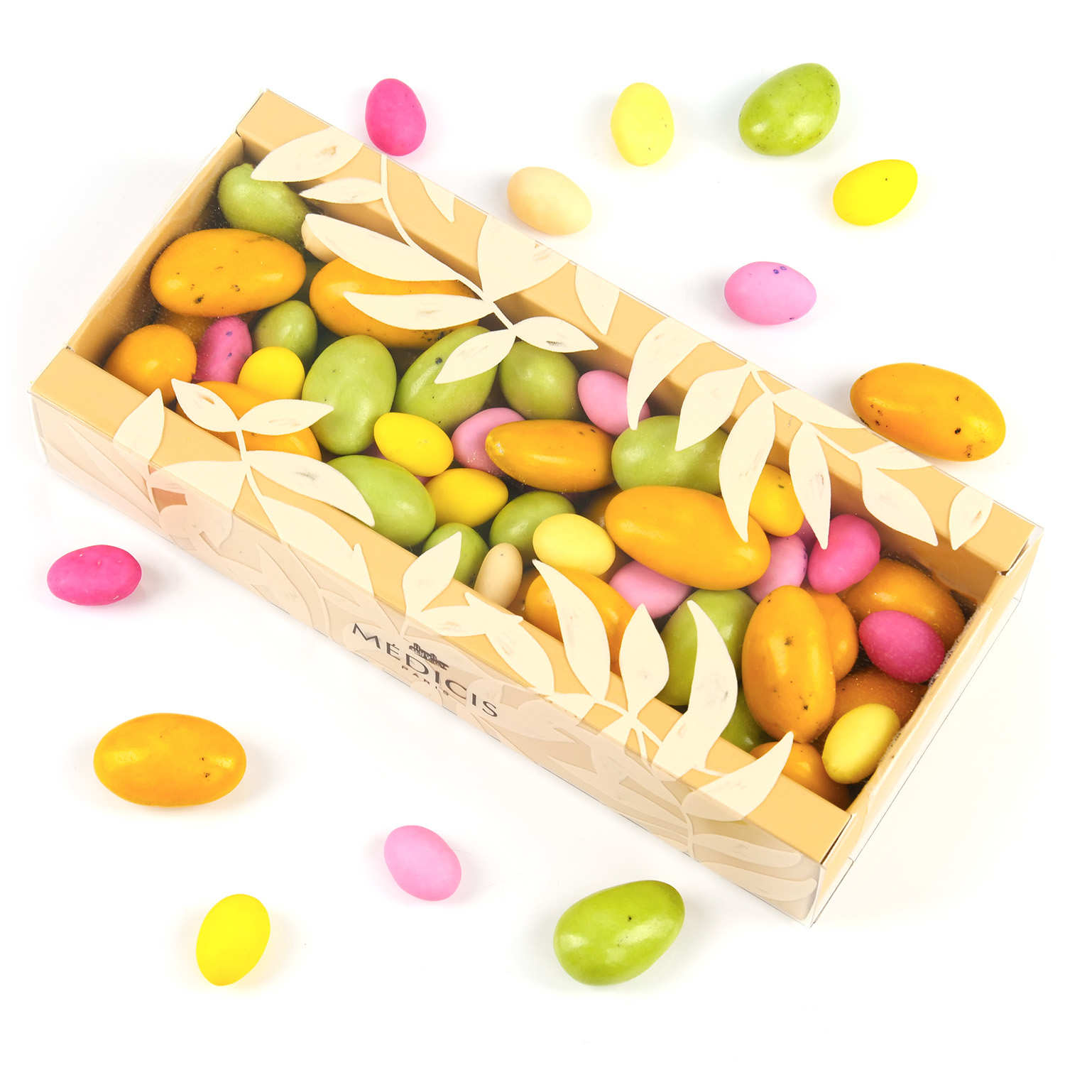 Easter Box - Assortment of small tender eggs with assorted fruits ...