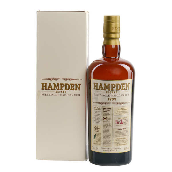 Hampden Jamaican Rum 1753 46% - Hampden