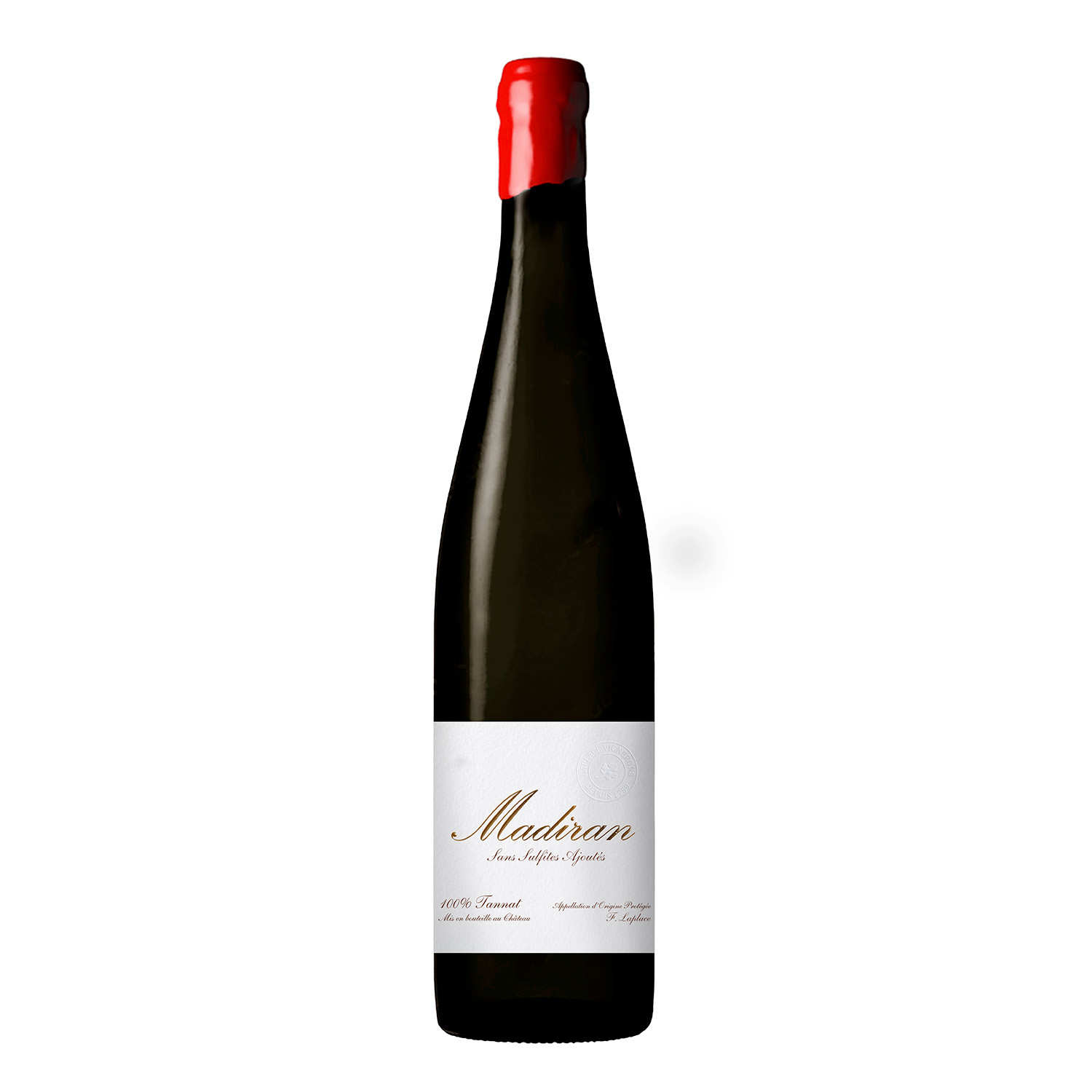 Madiran AOP red wine with no added sulfites, 100% Tannat - Famille Laplace
