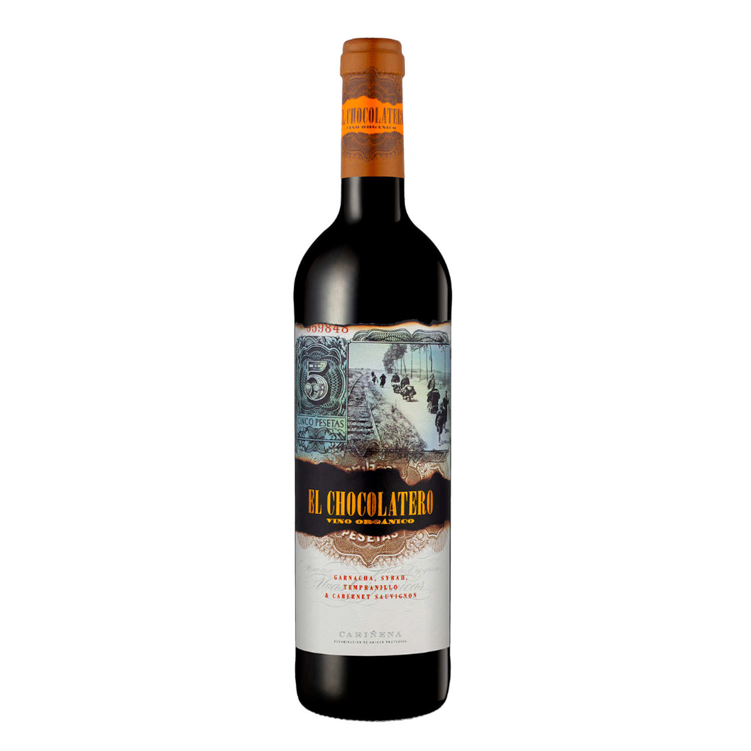 Vin rouge d'Espagne bio El Chocolatero DOP Carinena - Les passeurs de Vins
