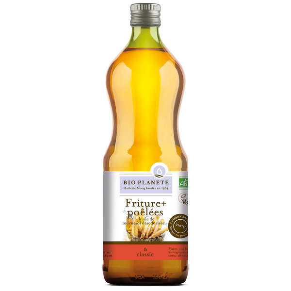 Organic sunflower oil for cooking and frying - BioPlanète