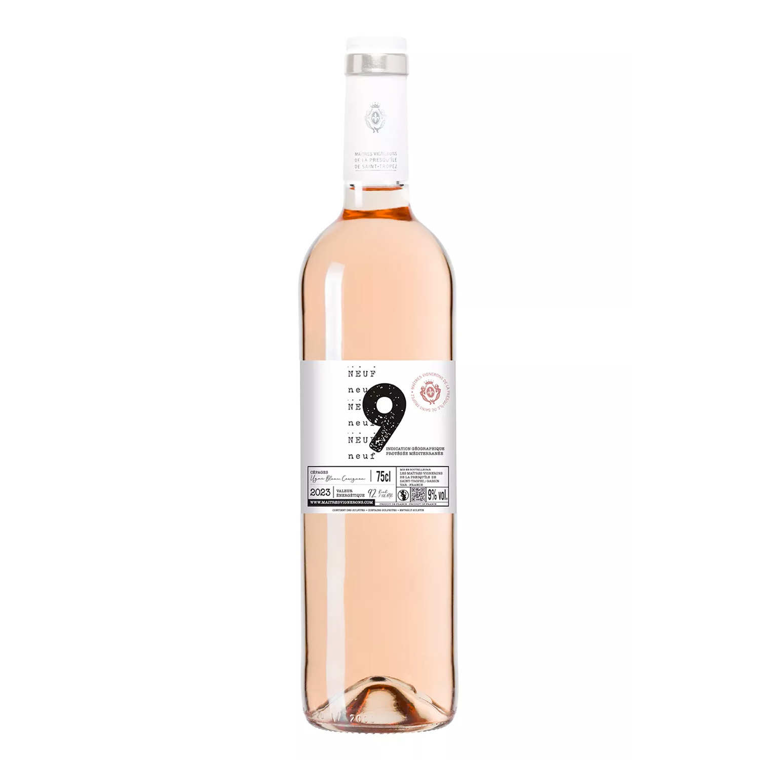 9 Degrees Rosé - Light alcohol IGP Mediterranean wine - Maîtres ...