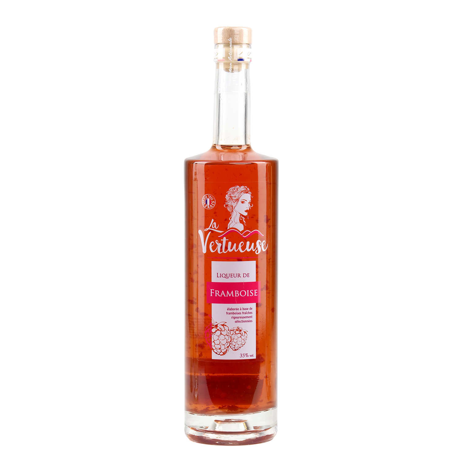 Liqueur de Framboise La Vertueuse 35% - La Vertueuse