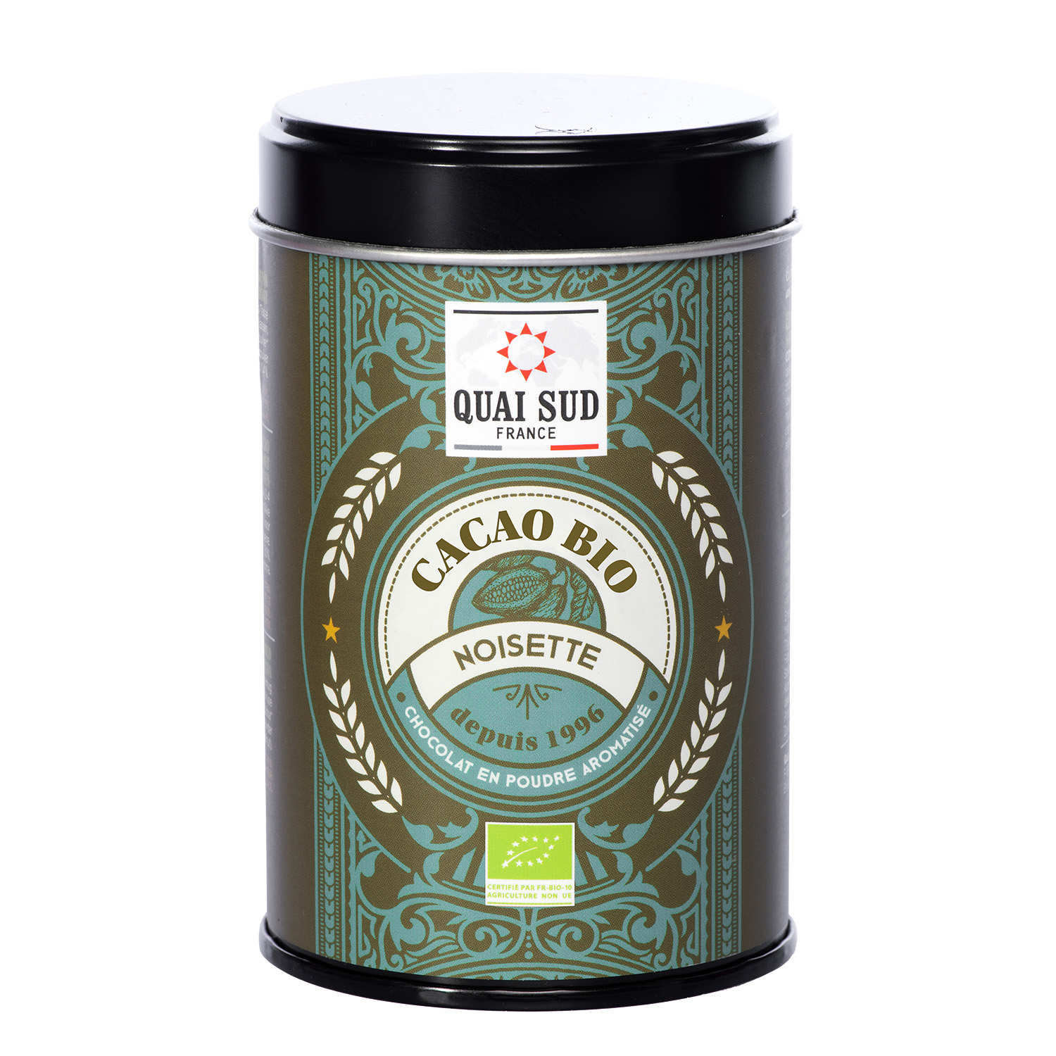 Organic hazelnut-flavored cocoa - Quai Sud