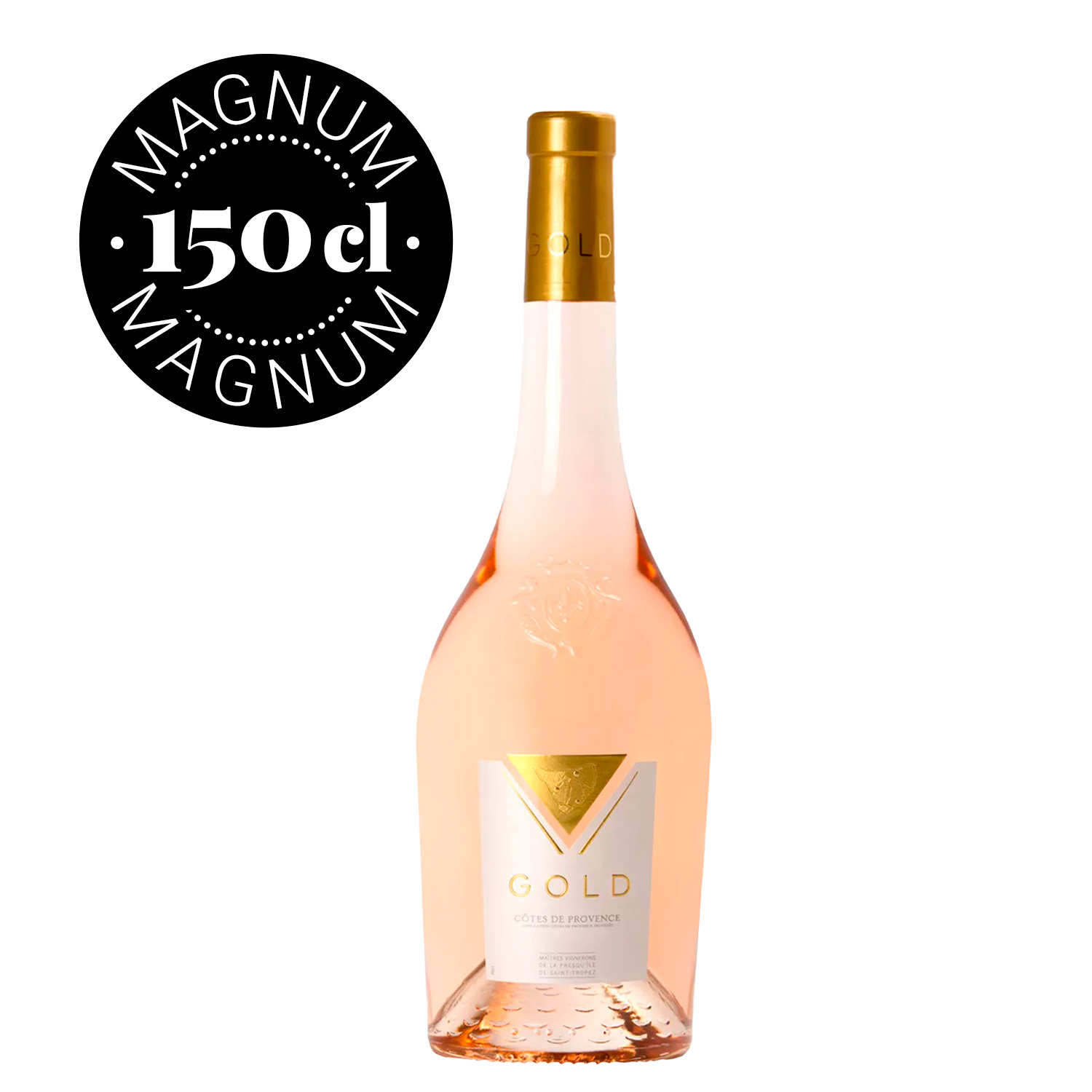 Gold Vin Rosé Côtes de Provence AOP in magnum - Maîtres Vignerons de la ...