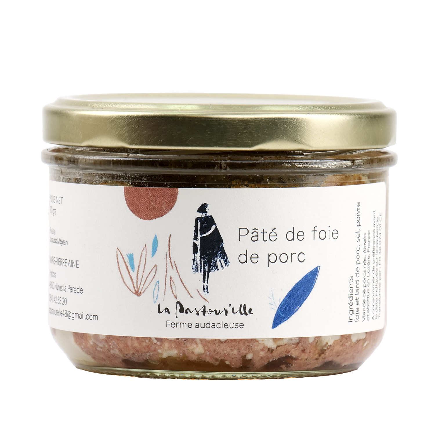 Pâté de foie de porc - Authentique produit fermier - La Pastour'elle