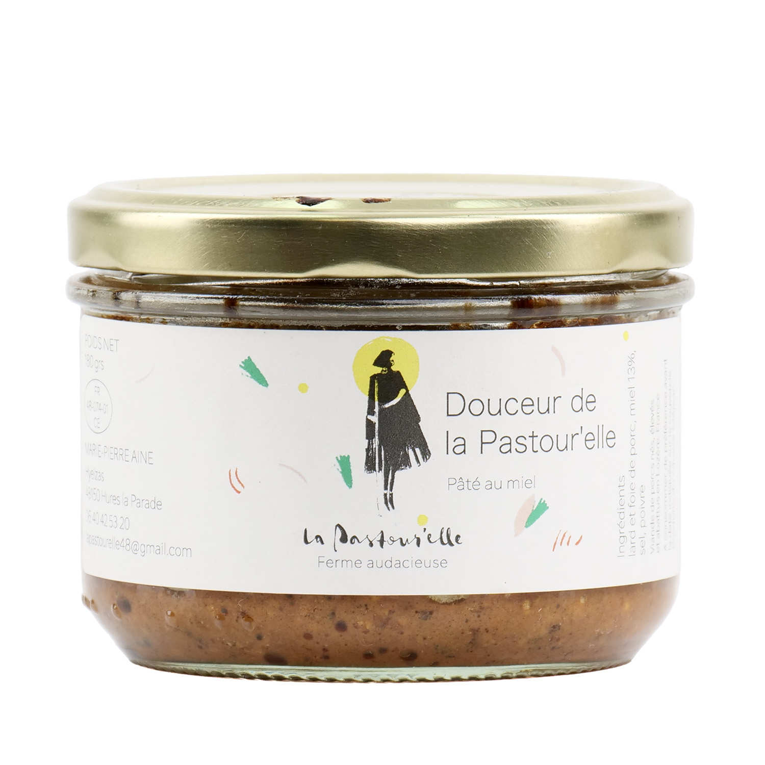 Pâté artisanal du Causse Méjean au miel - Authentique produit fermier ...
