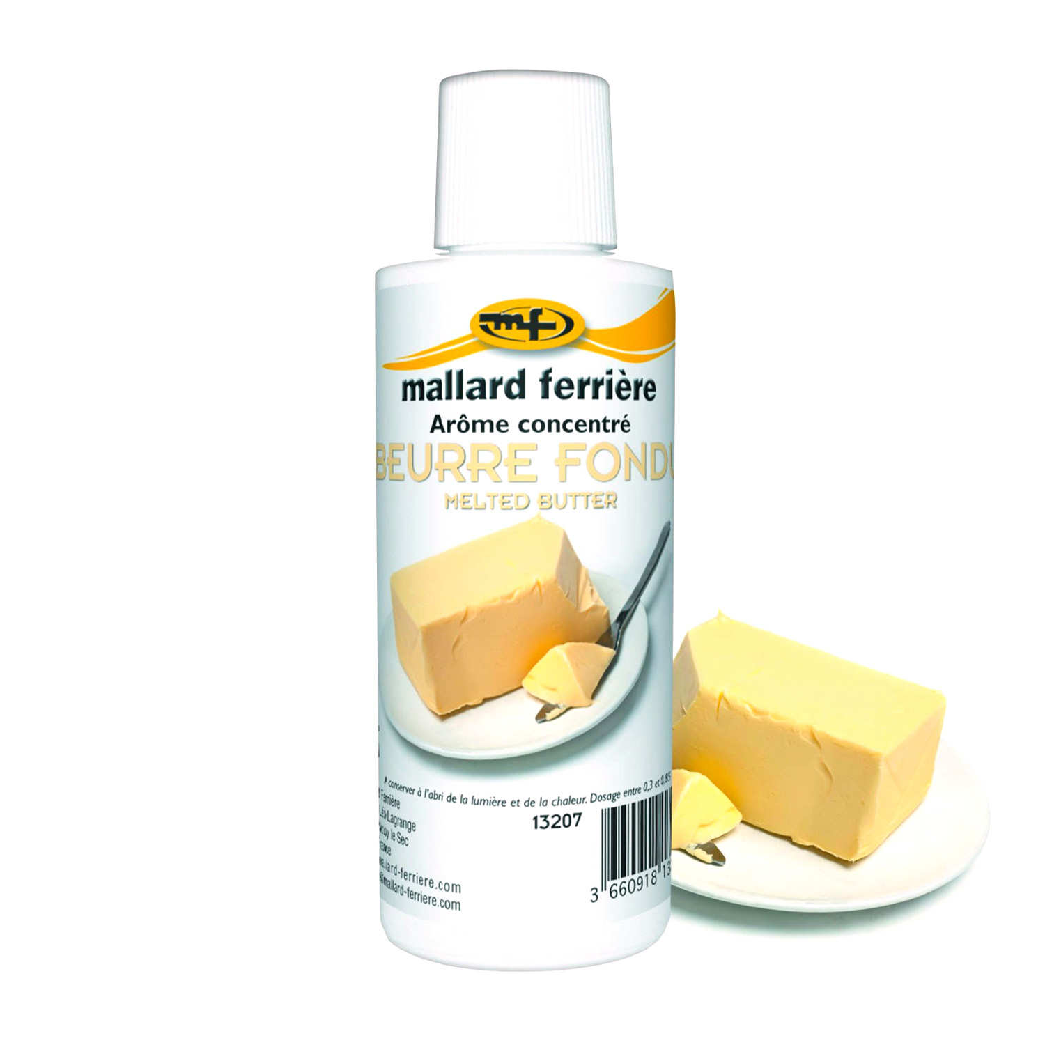 Concentrated Food Flavoring Melted Butter 125ml - Mallard-Ferrière