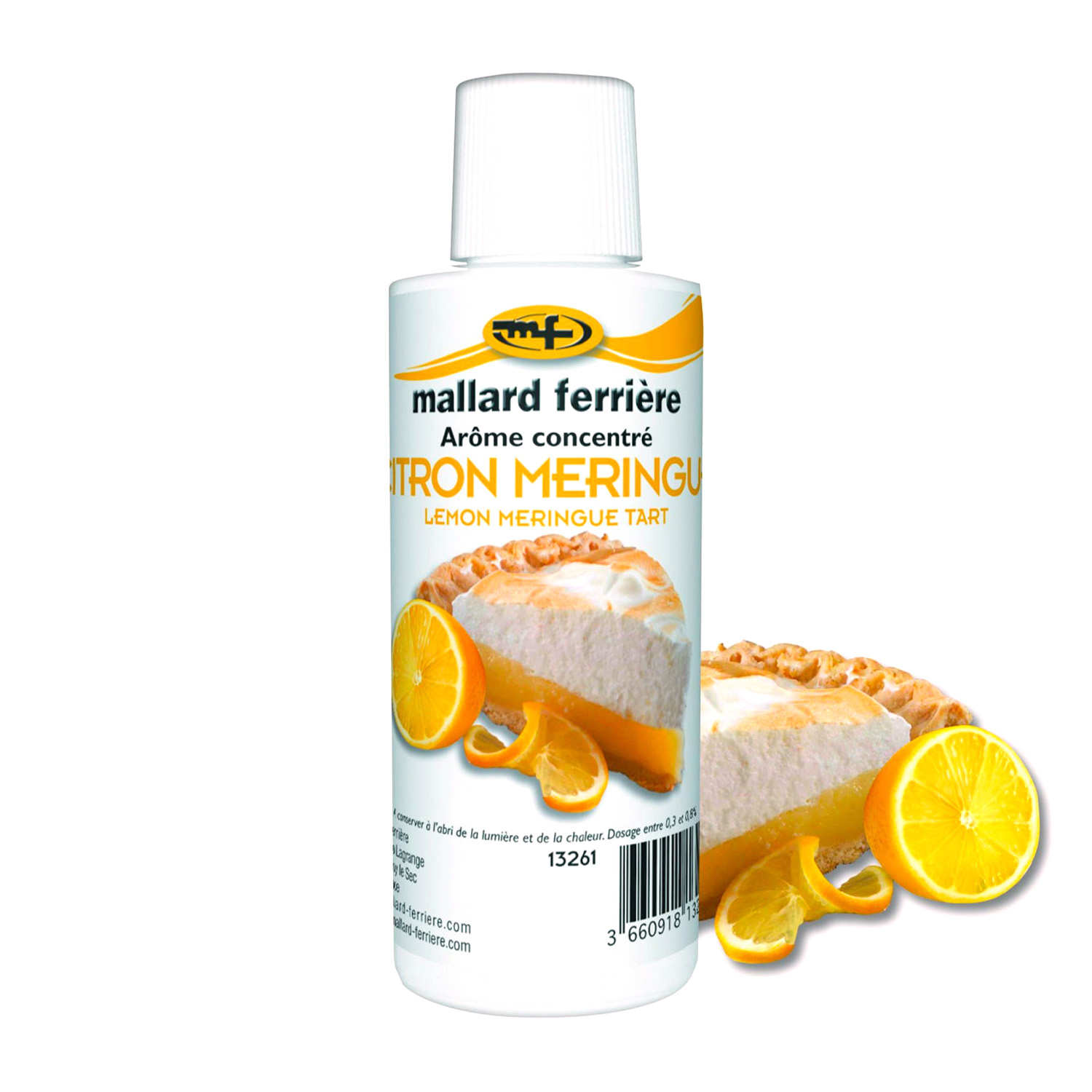 Concentrated food flavoring Lemon meringue 125ml - Mallard-Ferrière