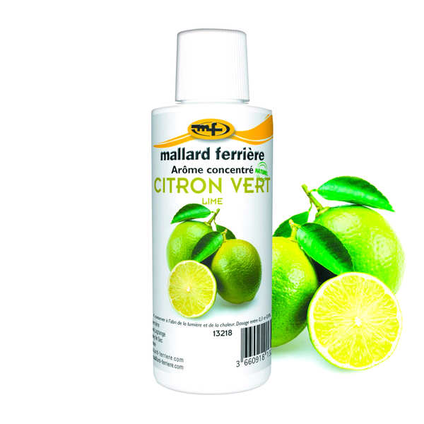 Concentrated food flavoring Lime 125ml - Mallard-Ferrière