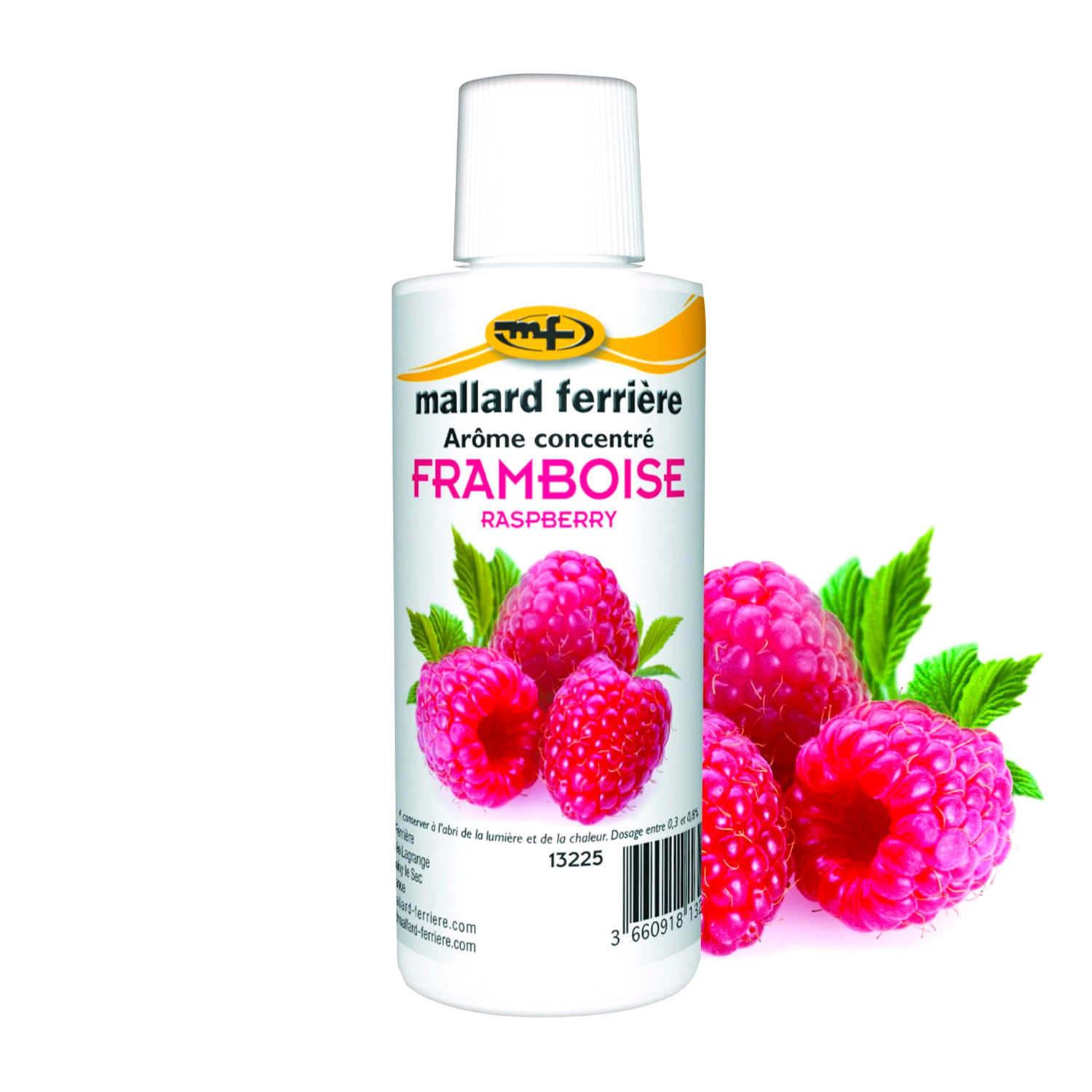 Raspberry Concentrated Food Flavoring 125ml - Mallard-Ferrière