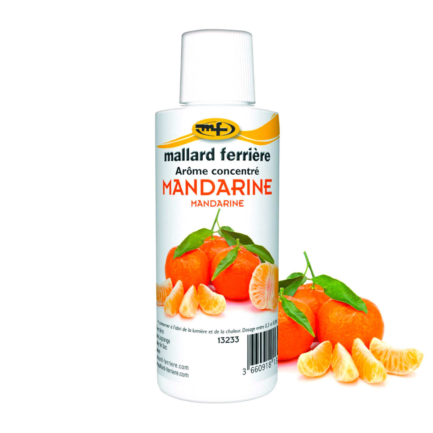 Arôme alimentaire concentré Mandarine 125ml - Mallard-Ferrière