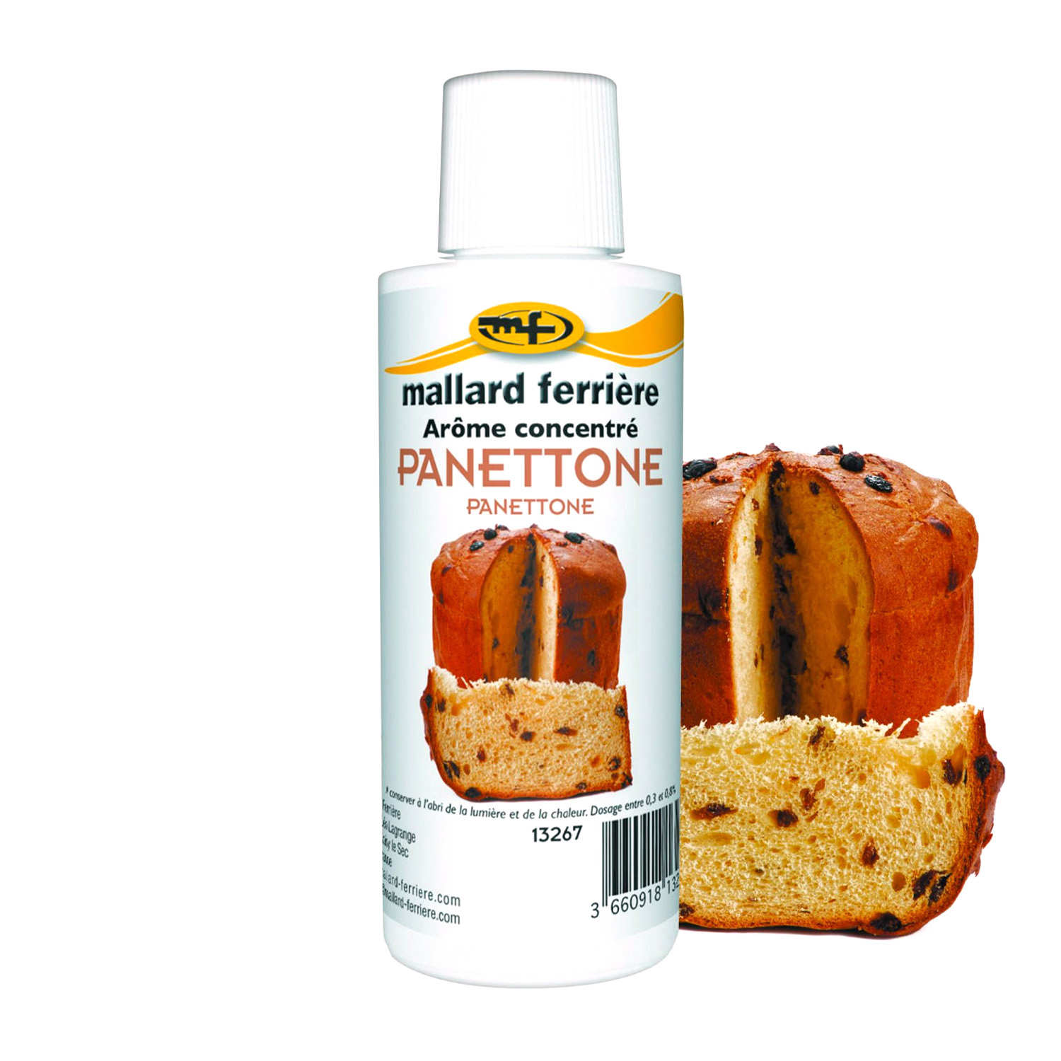 Arôme alimentaire concentré Panettone 125ml - Mallard-Ferrière