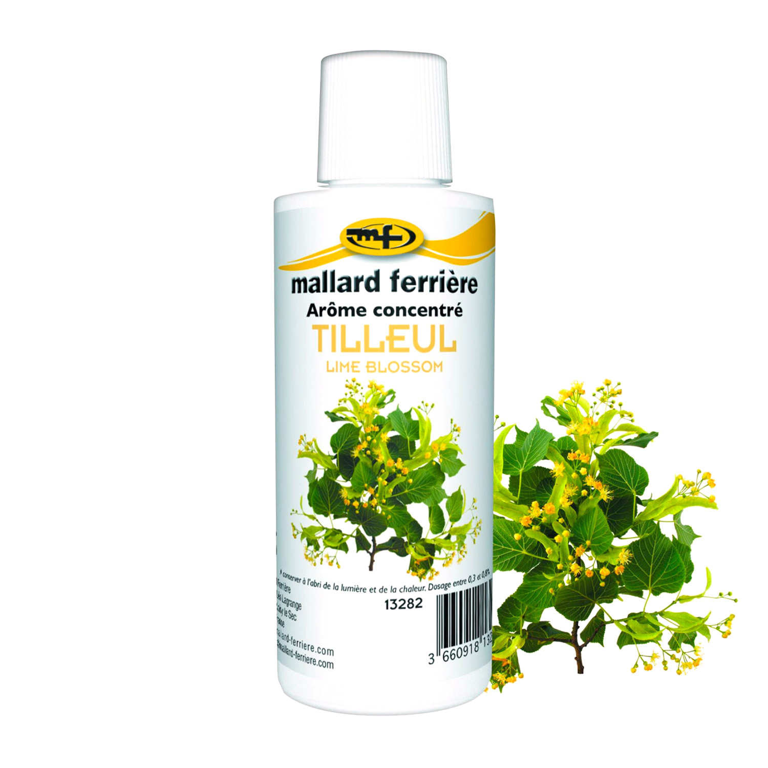 Concentrated food flavoring Linden 125ml - Mallard-Ferrière