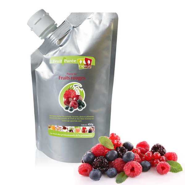 Purée de fruits rouges - Capfruit