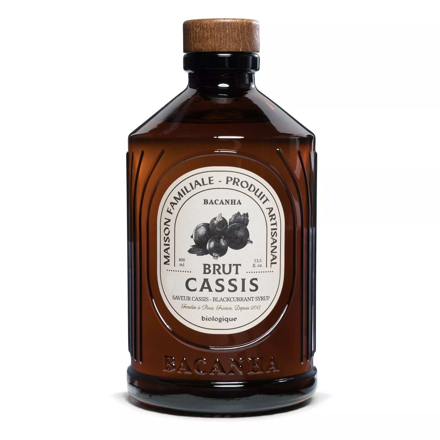 Sirop Bio Cassis Bacanha - 400 ml - Bacanha