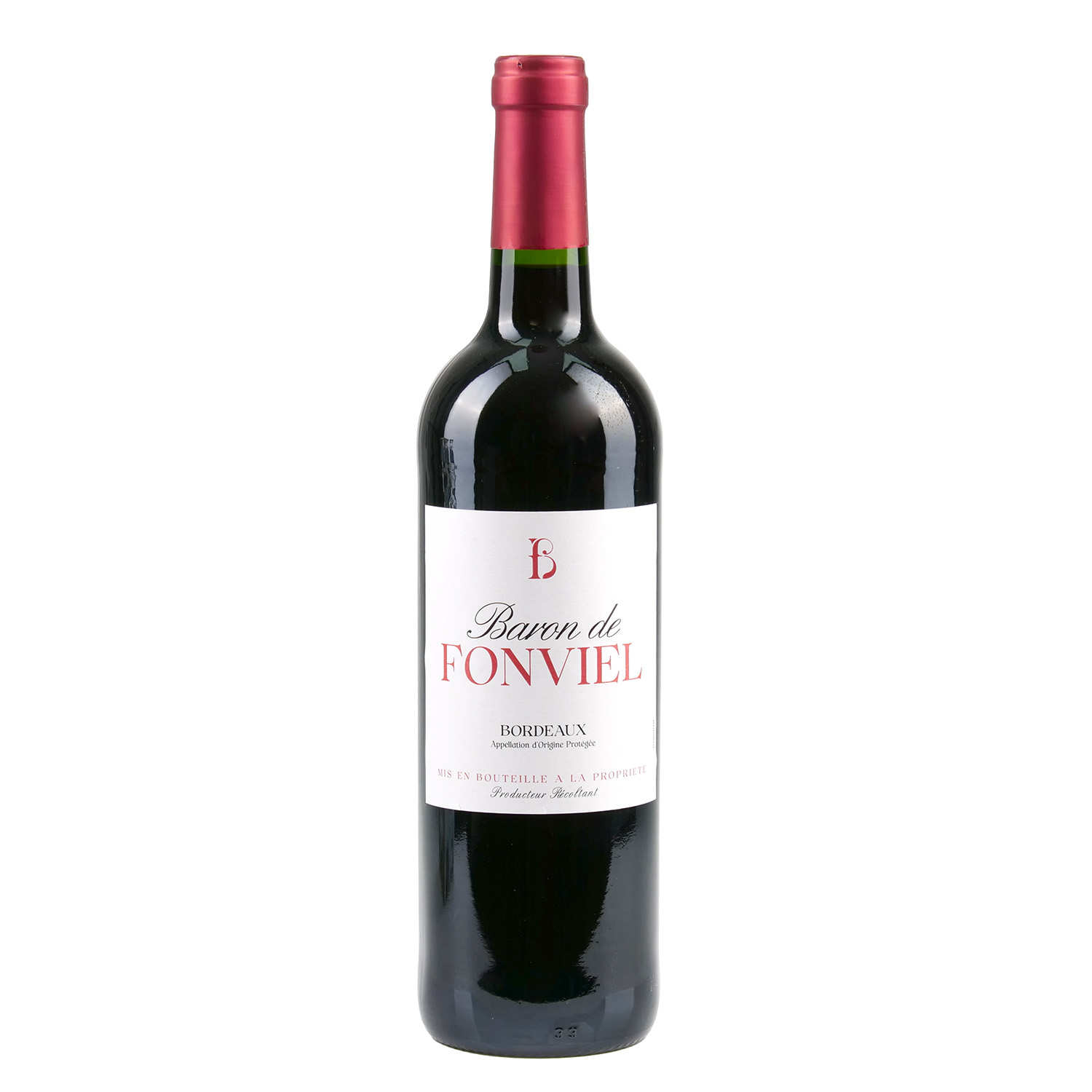 Bordeaux Rouge Baron de Fonviel - Vin AOP - Baron de Fonviel