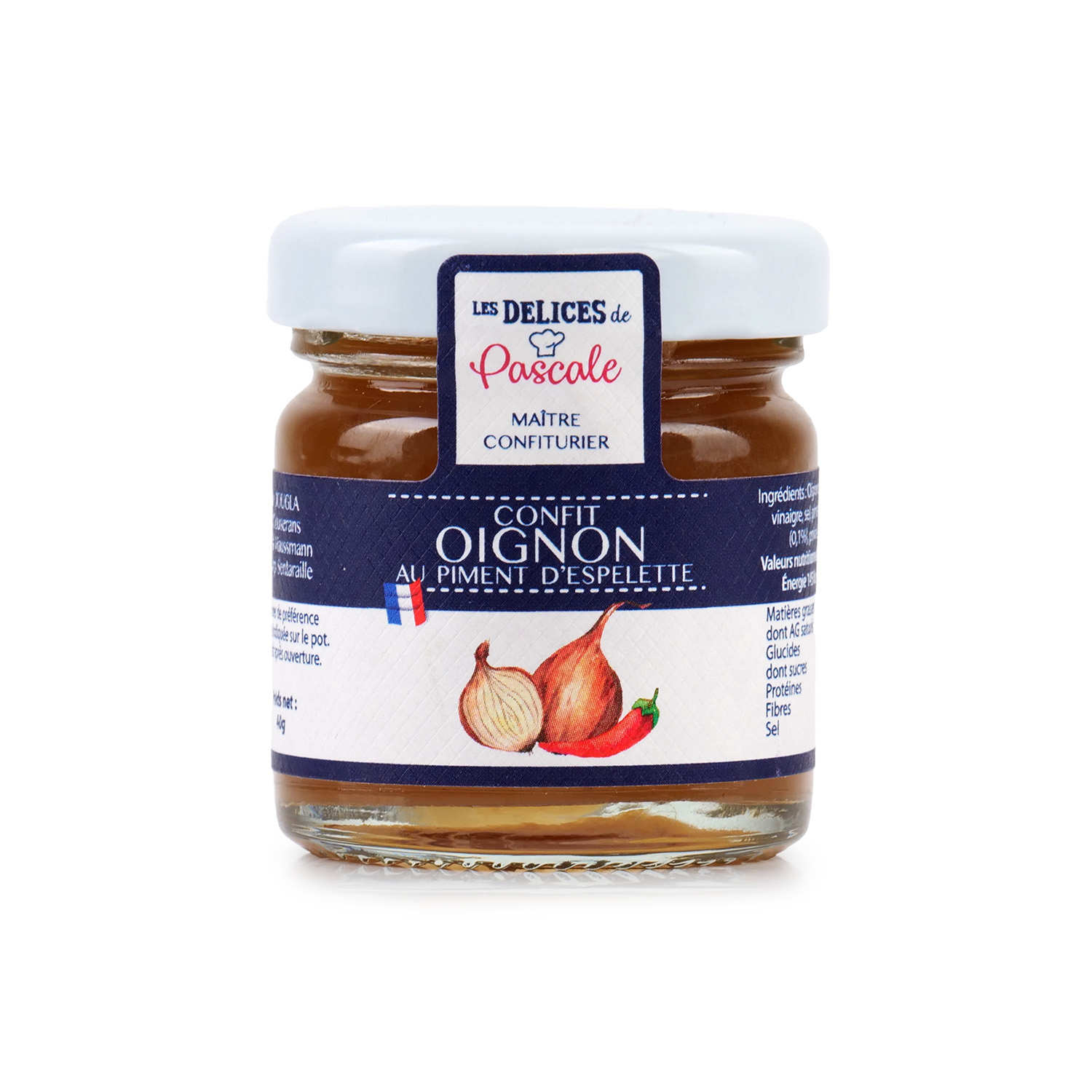 Mini onion confit with Espelette pepper - Les Délices de Pascale