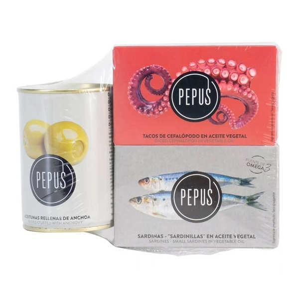 Lot découvertes tapas espagnols Pepus 3 produits - Pepus