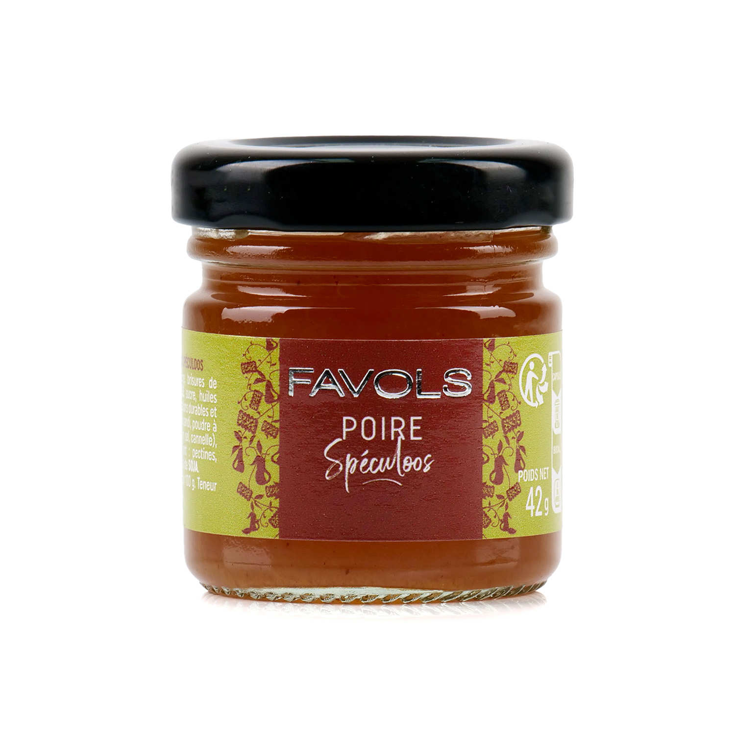 Mini pear and speculoos jam from Favols - Favols