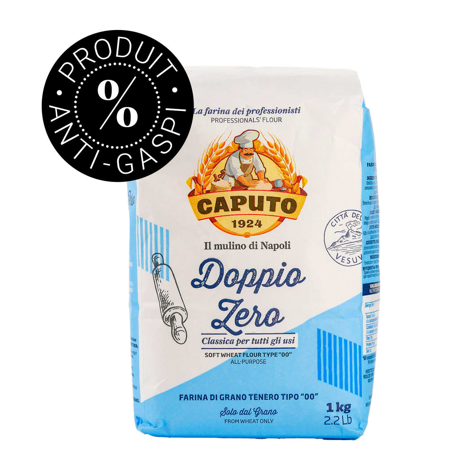 1kg Flour Caputo Classica Doppio Zero type 00 blue W220/240 - Offers ...