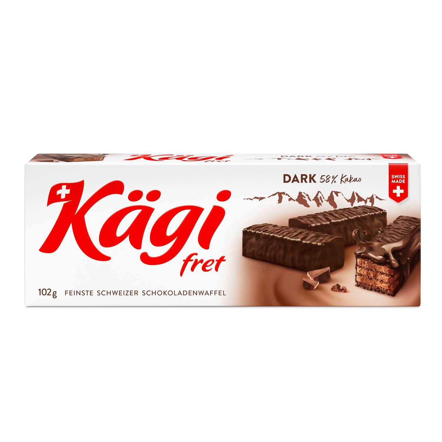 Swiss dark chocolate wafer - Kägi Fret
