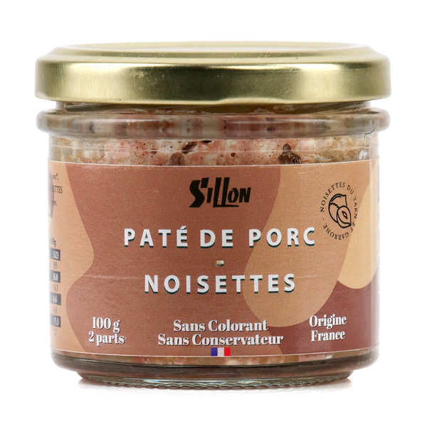Pâté de porc aux noisettes - Sillon Conserverie