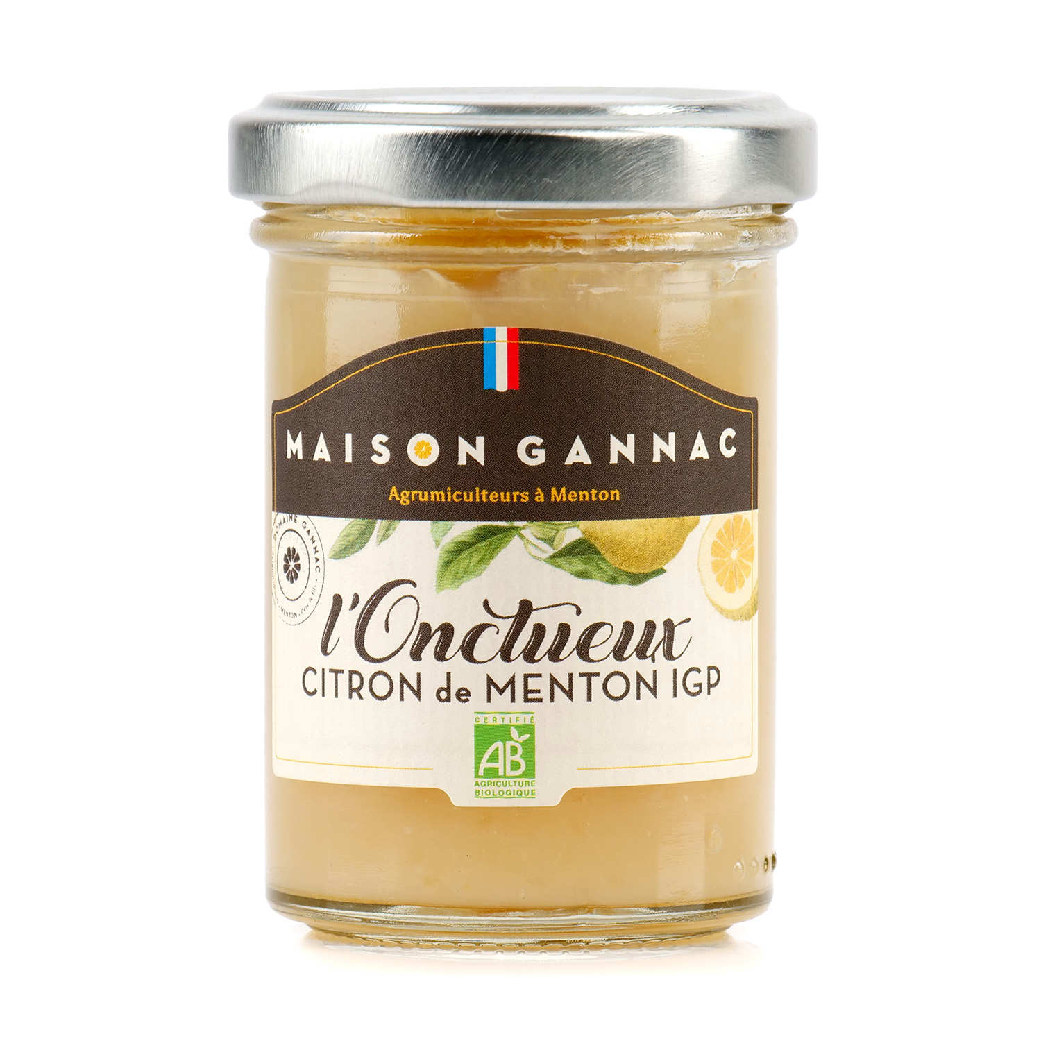 Creamy organic Menton IGP lemon - Maison Gannac
