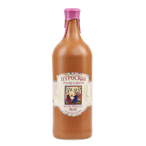 Hypocras "Philtre d'amour" - Vin rosé en bouteille grès - Domaine du ...