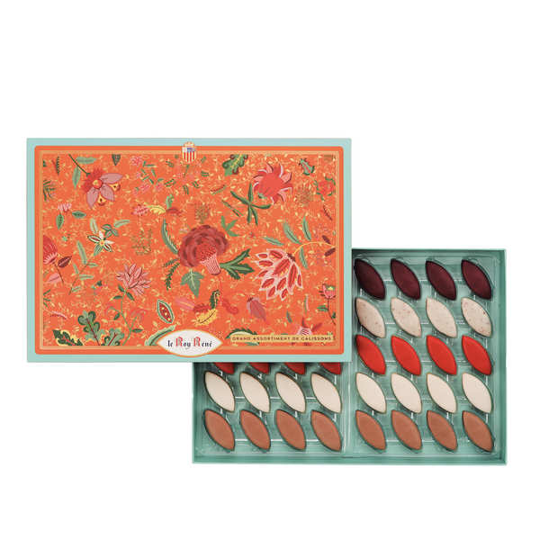 Large gift box of assorted Roy René Calissons - Le Roy René