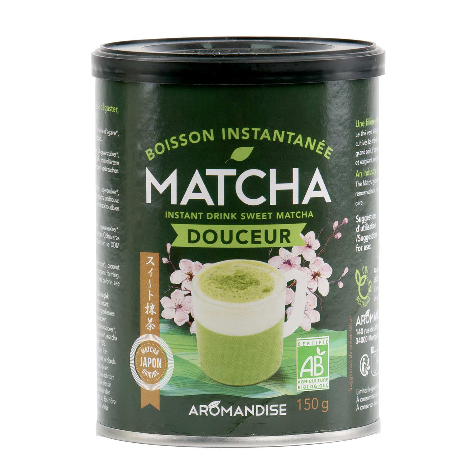Organic Instant Drink - Matcha Sweetness - Aromandise