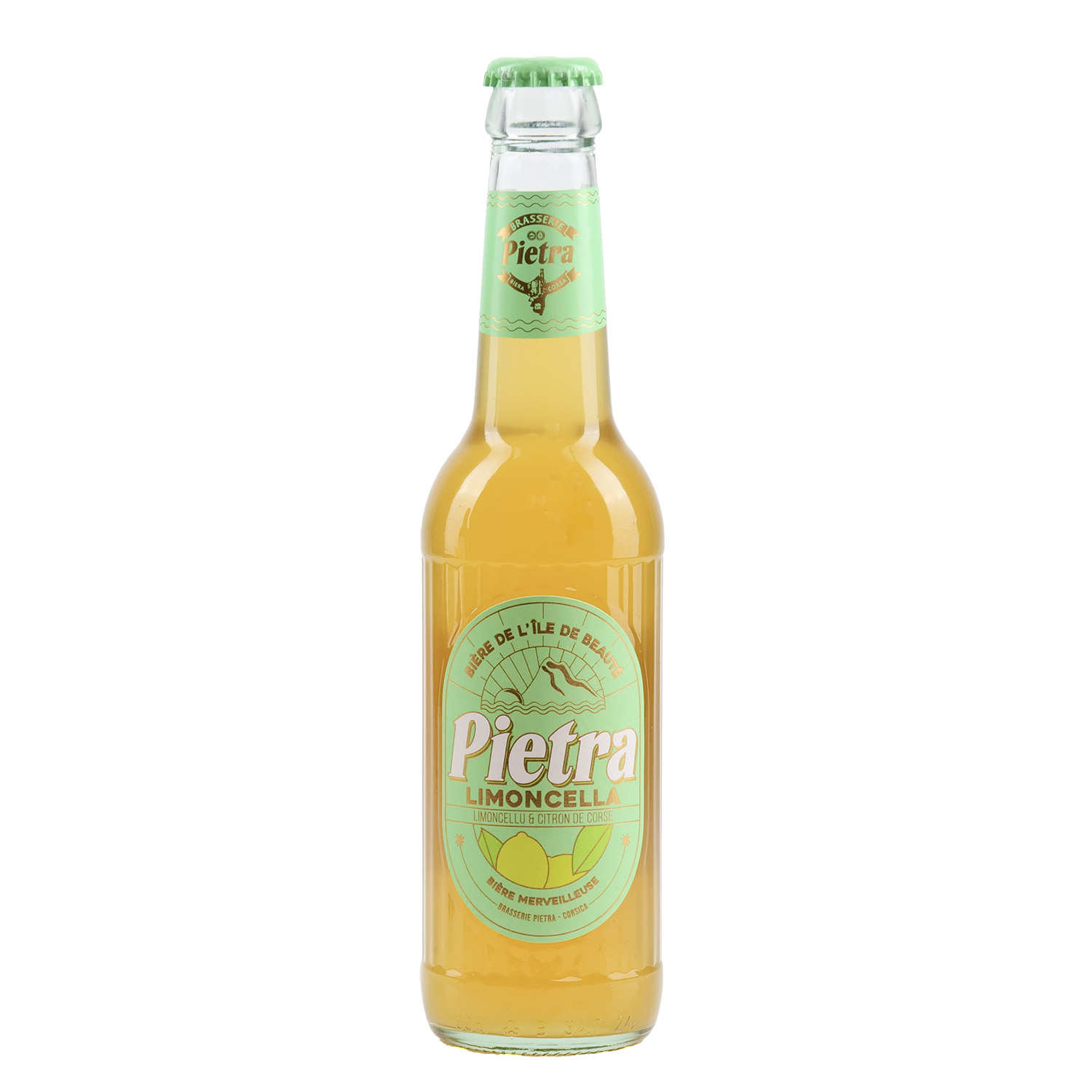 Pietra Limoncella - White Corsican beer with lemon 6% - Brasserie Pietra