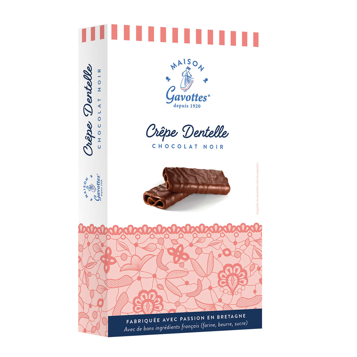 Dark chocolate lace crepes - Gavottes - Gavottes