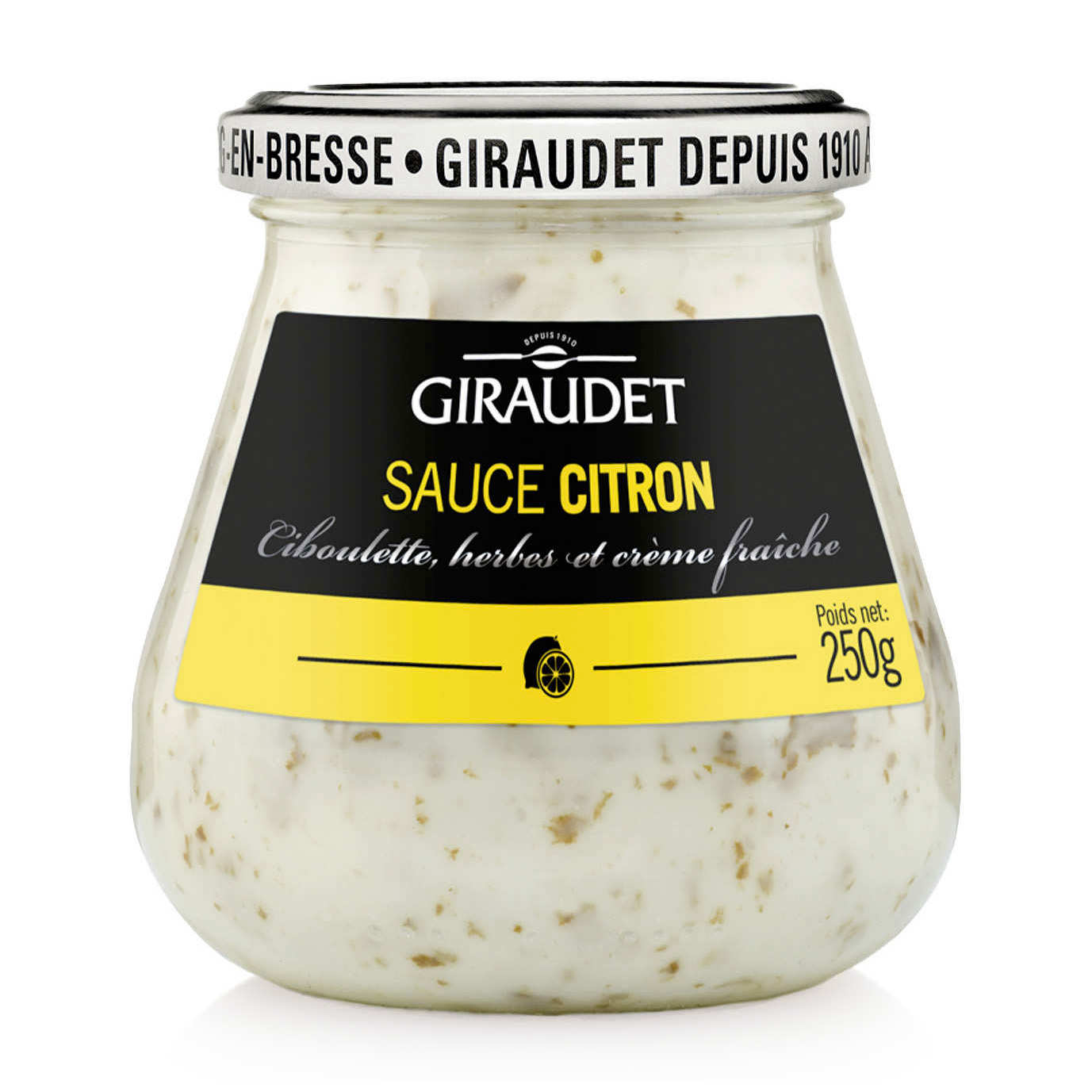 Sauce fraîche Giraudet - Citron, ciboulette, herbe et crème fraîche ...