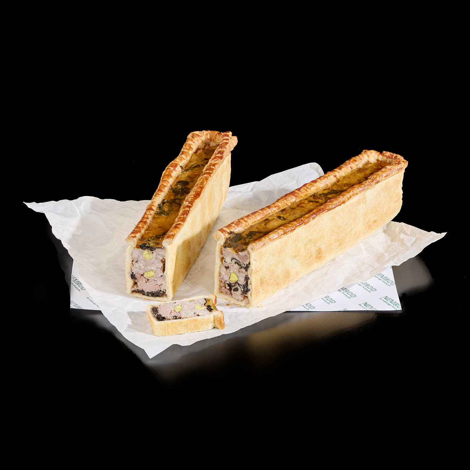 3-Game Pâté en croûte - Cocktail size - Nemrod