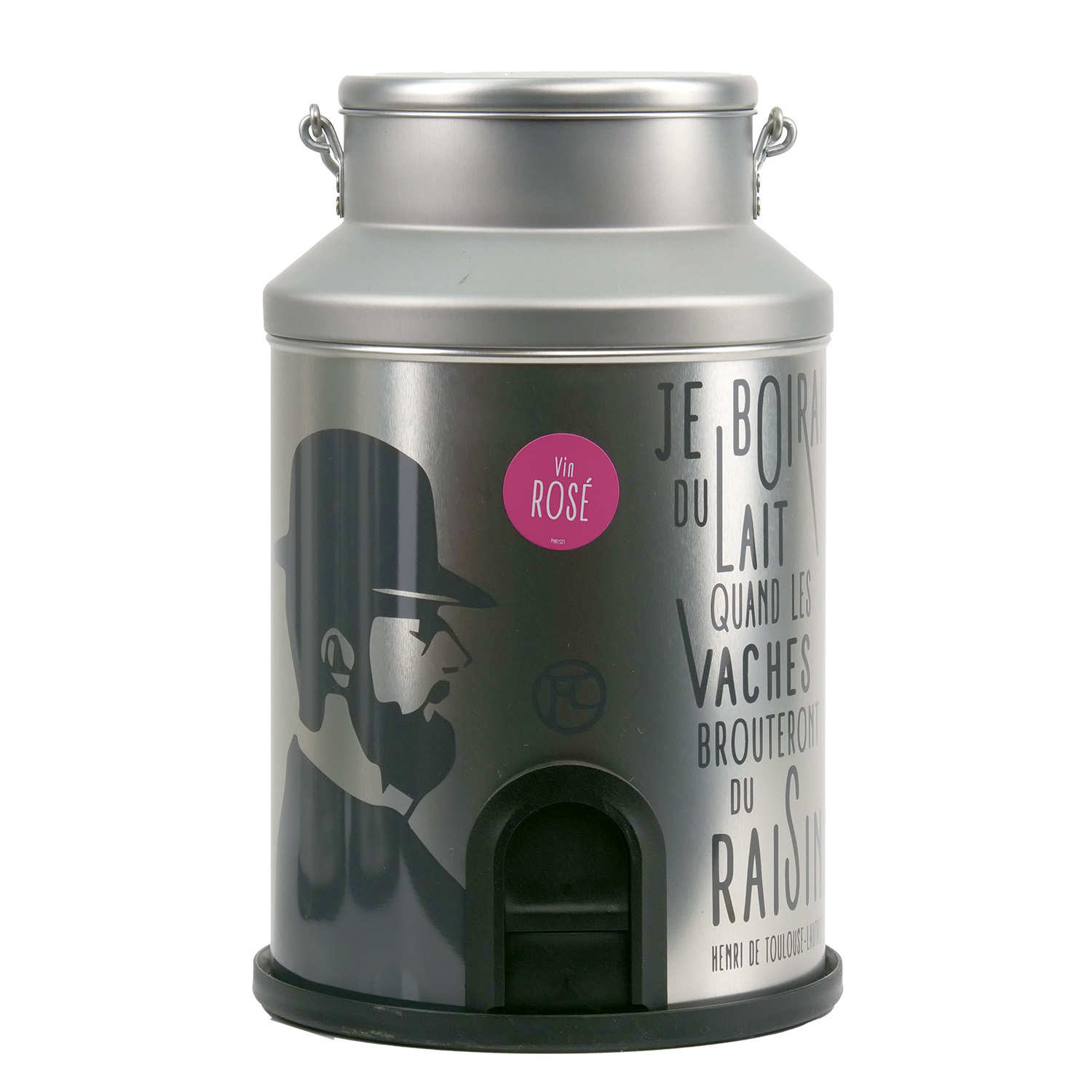 3L milk jug - Négrette/Syrah rosé wine IGP Comté Tolosan - Vinovalie