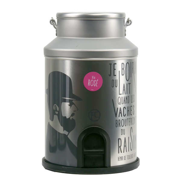 Pot au lait 3L - Vin rosé Négrette/Syrah IGP Comté Tolosan - Vinovalie