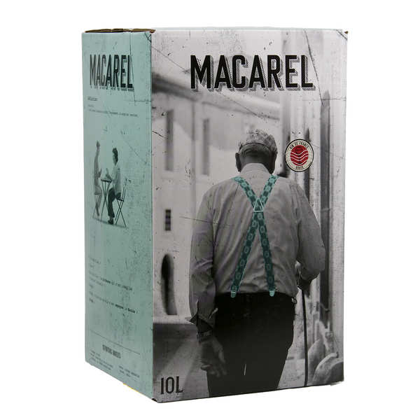 Macarel red wine in 10L Bag in Box - Vinovalie