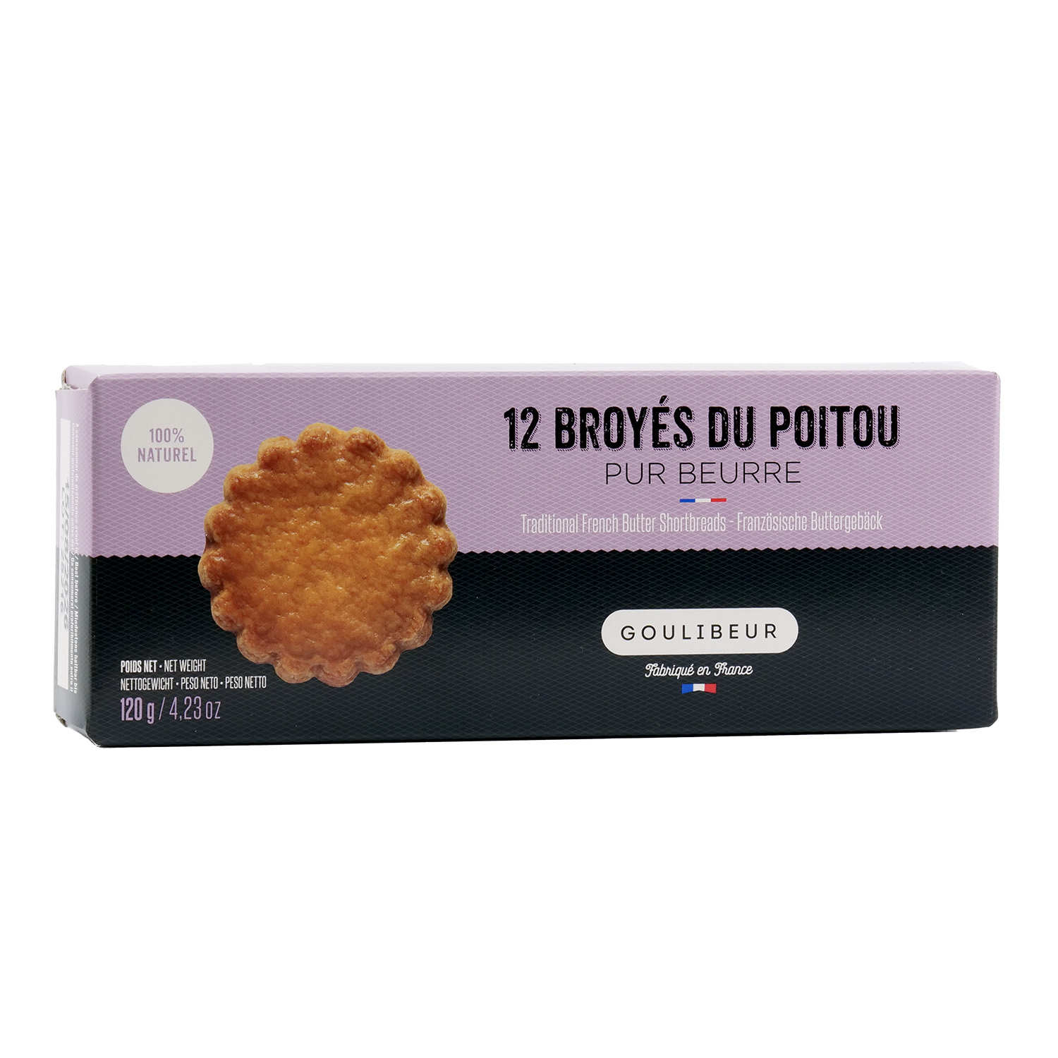 Poitou Shortbread - Pure Butter Biscuits - Goulibeur