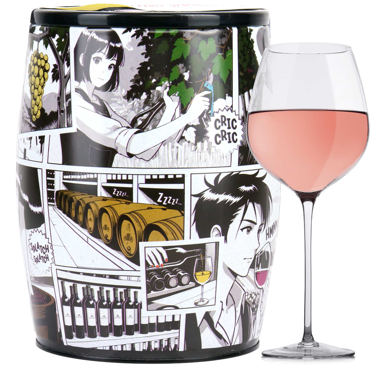 Bib'Art Kaori rosé wine Le Benjamin de Puech Haut - Château Puech-Haut