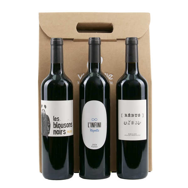 Gift set of 3 red wines: the Southwest trilogy - Vinovalie