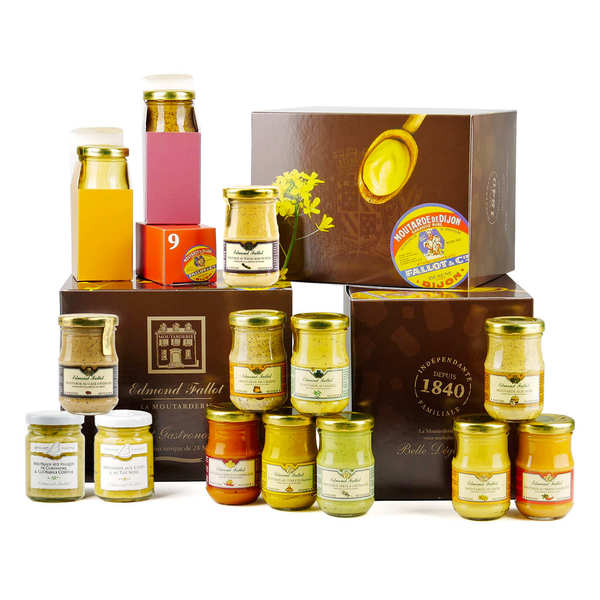 Gourmet gift set of 24 Fallot mustards - Fallot