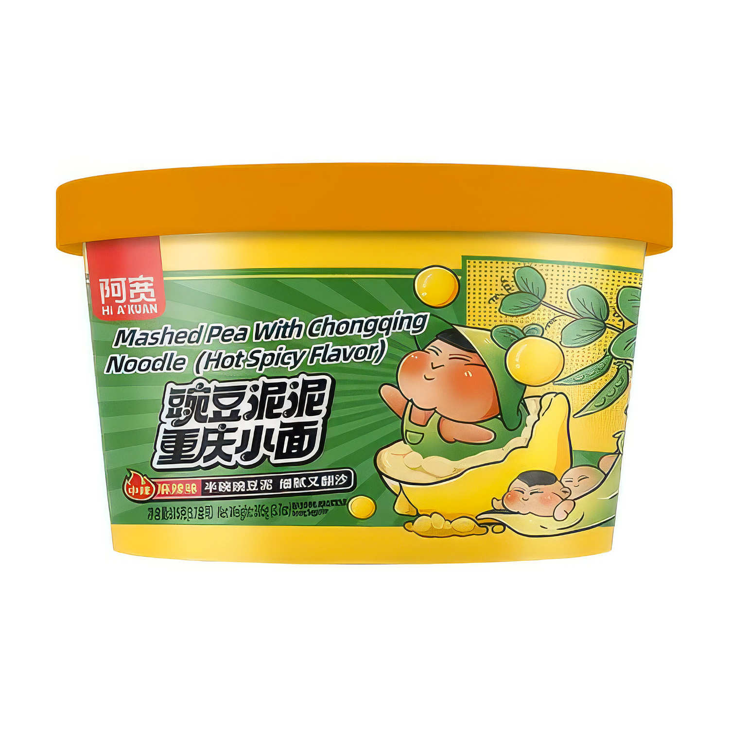 Spicy flavored instant pea puree and noodles - Baijia