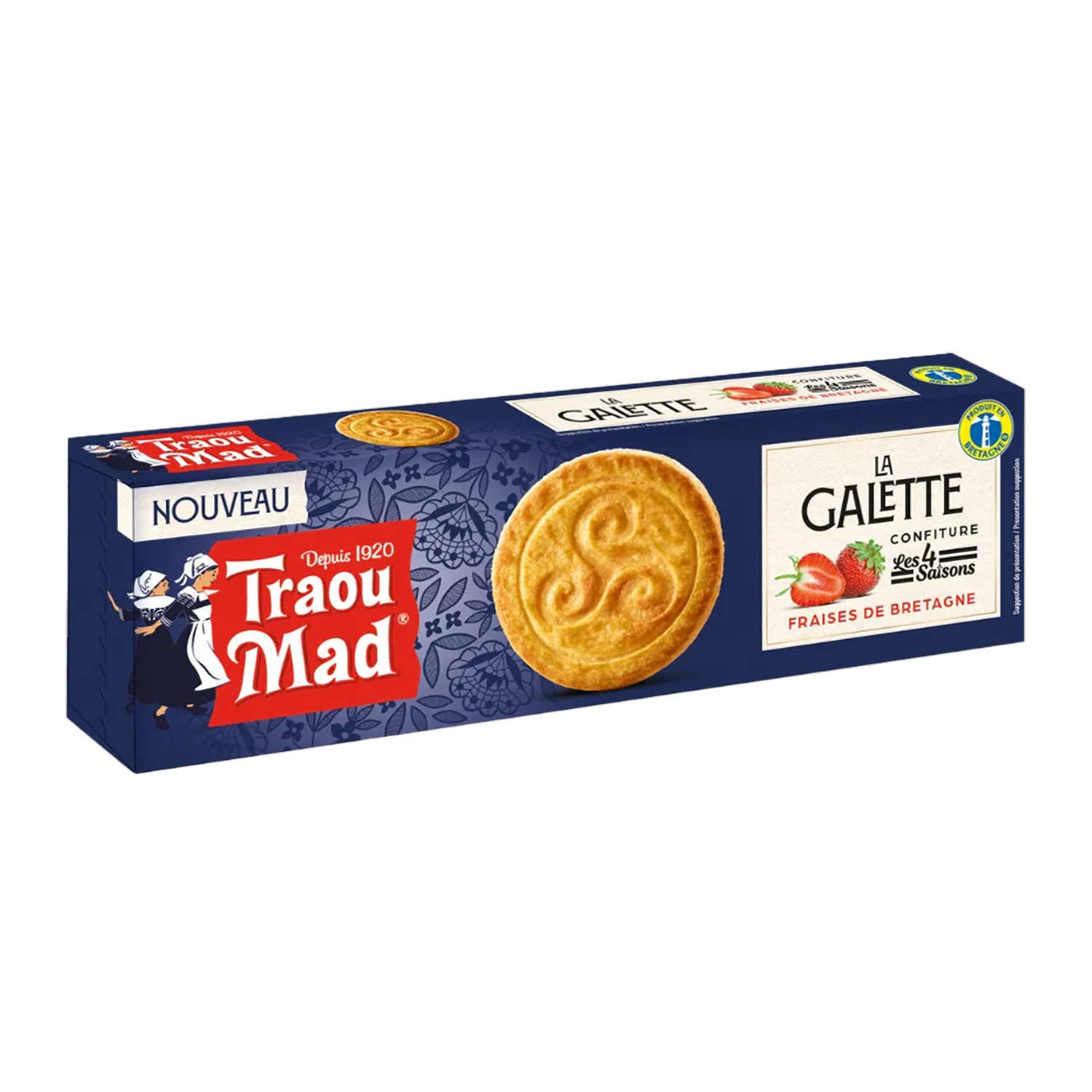 Galettes à confiture de fraises de Bretagne - Traou Mad de Pont Aven
