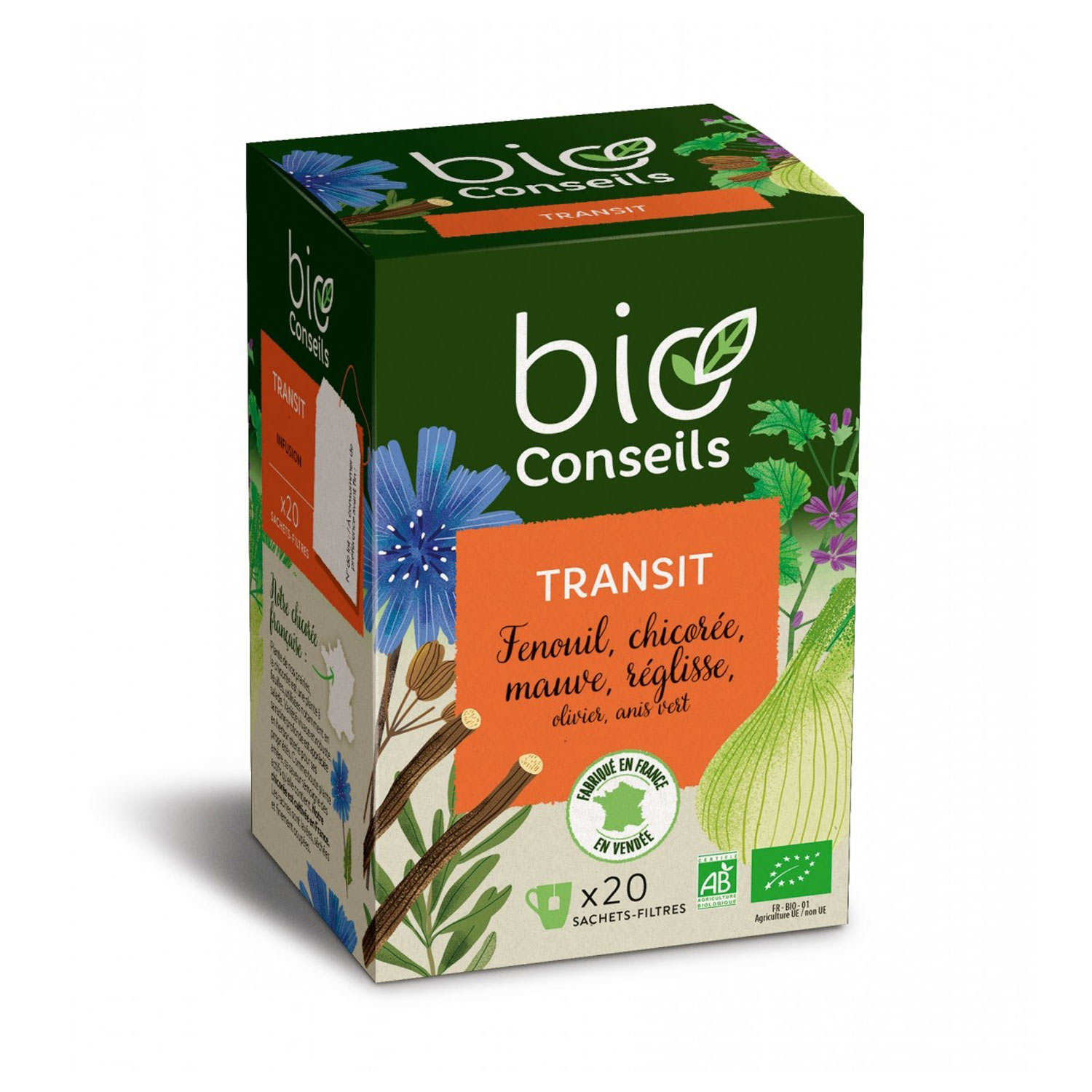 organic infusion "Transit" - Bio Conseils