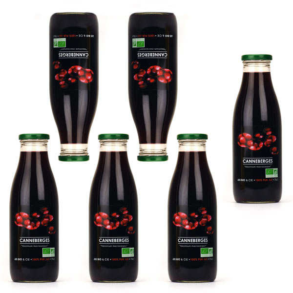 Pur jus de cranberry bio 5+1 offert - canneberge