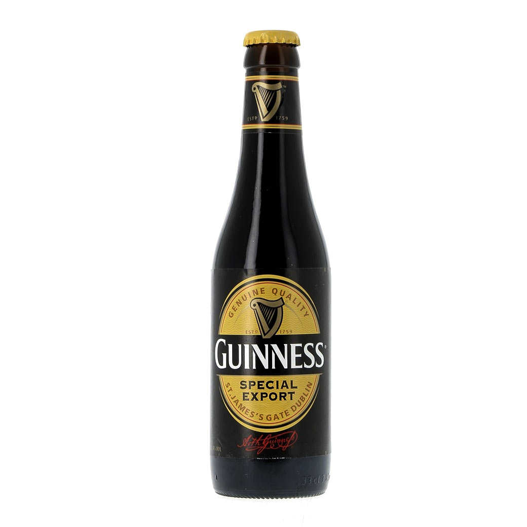 Guinness Special Export - Bière Stout Irlandaise - 8% - Brasserie Guinness
