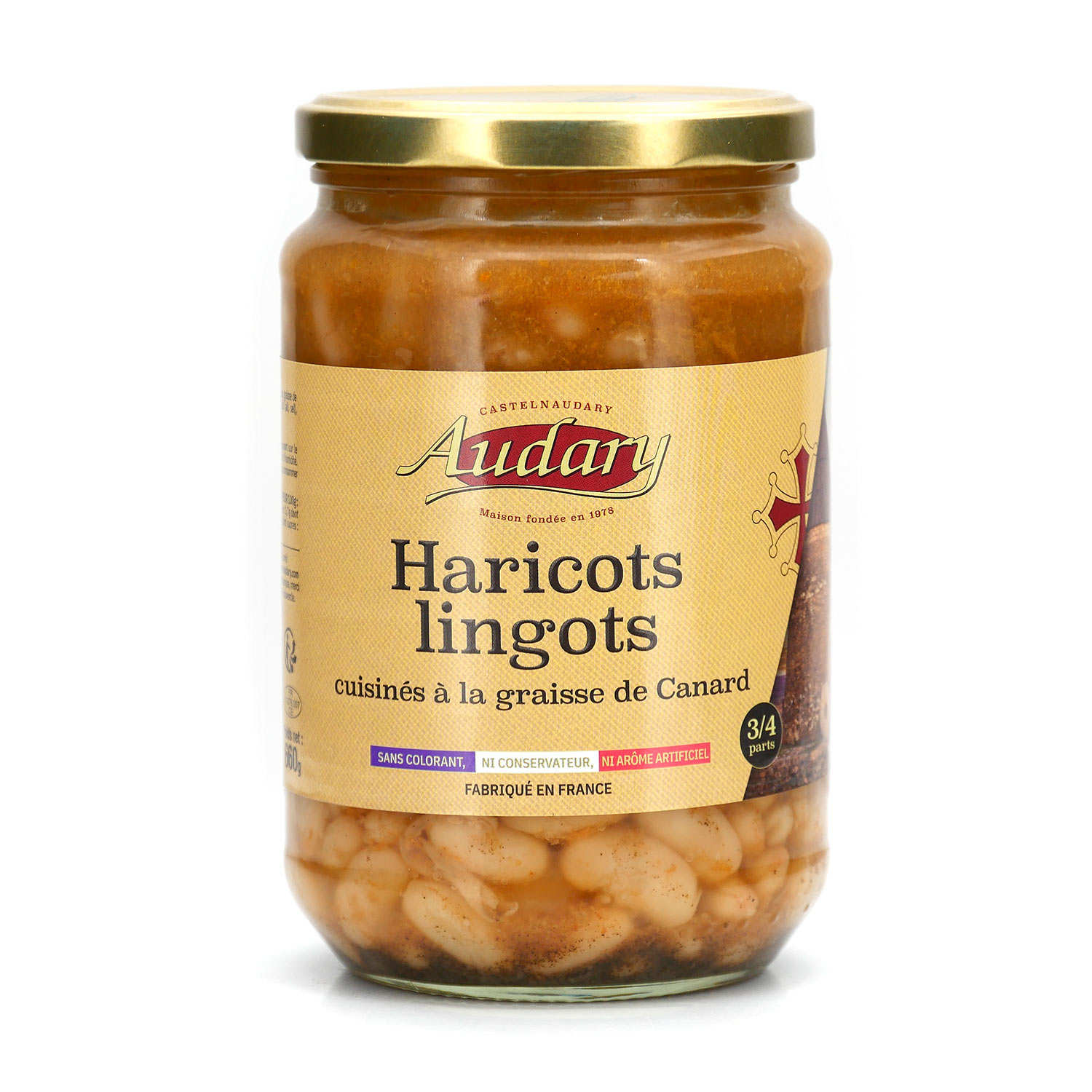 Beans Ingots cooked in duck fat - Audary Castelnaudary