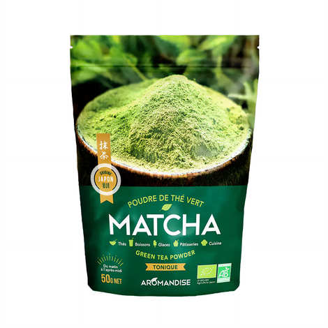Poudre de thé vert matcha bio - Aromandise
